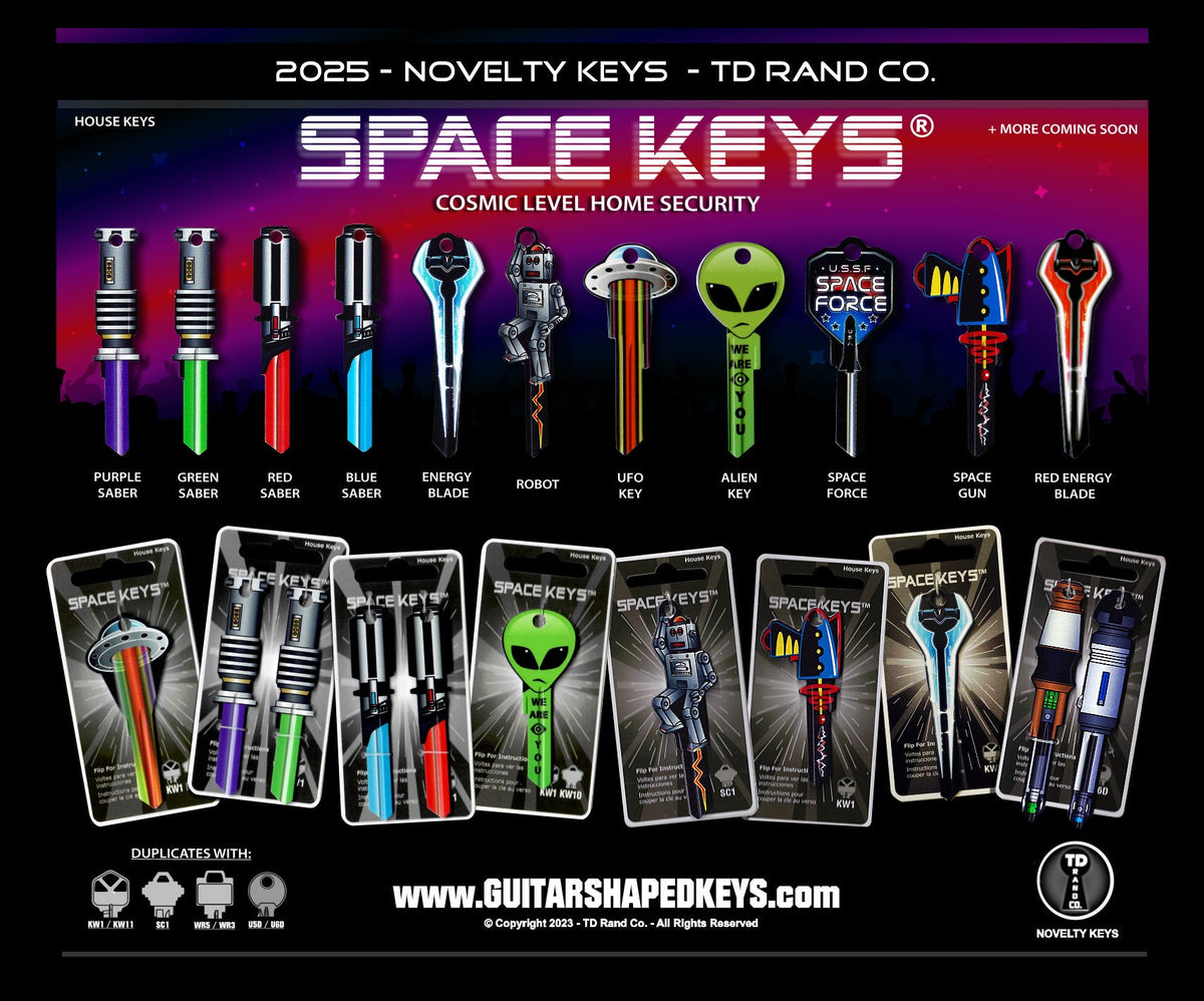 Space & Lightsaber House Keys | Rockin’ Keys