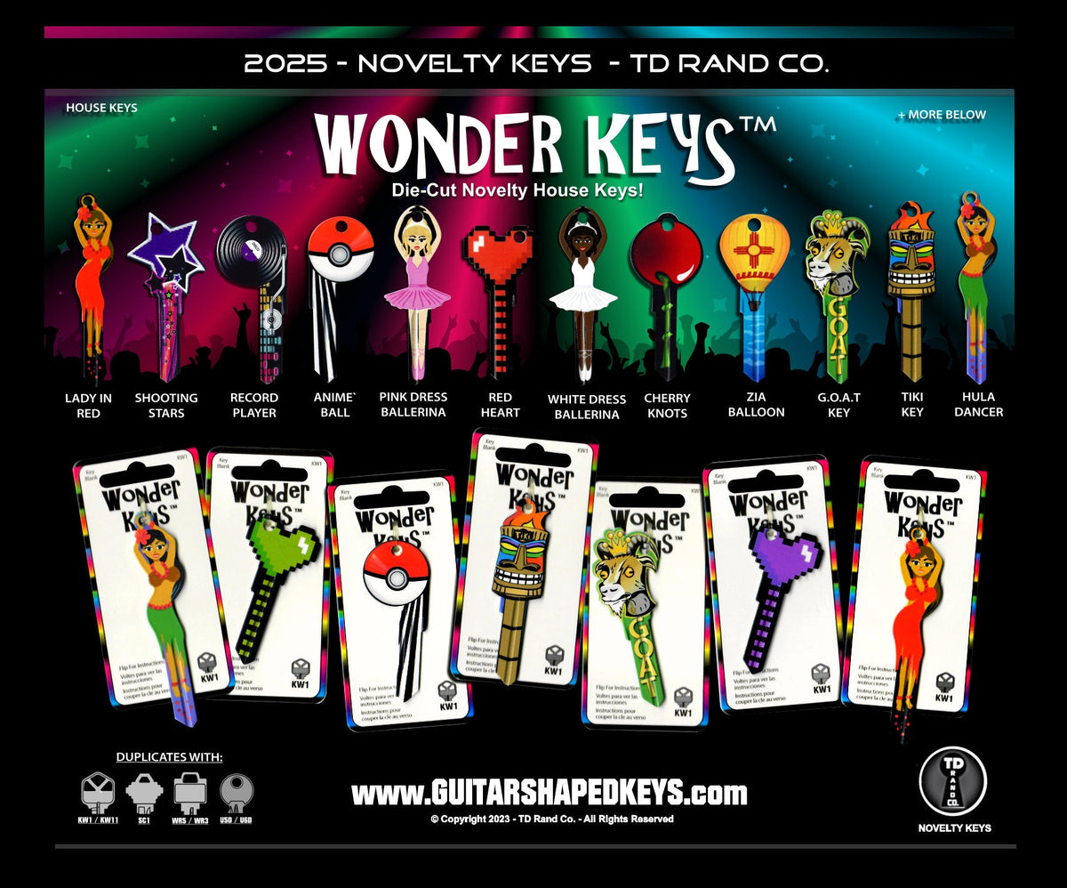 Custom House Key Blanks | Rockin’ Keys Wonder Keys