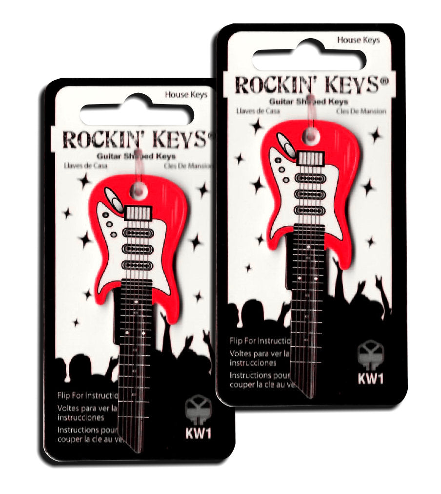 Custom Guitar-Shaped Keys | Rockin’ Keys