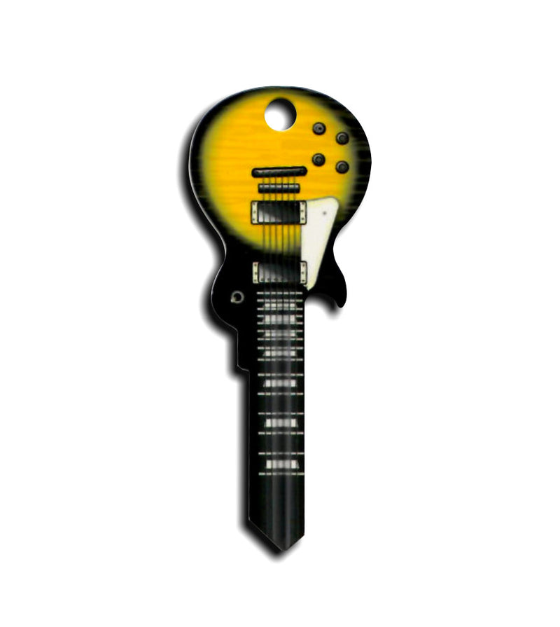 Guitar Shaped Darkburst LP Rock Star Key