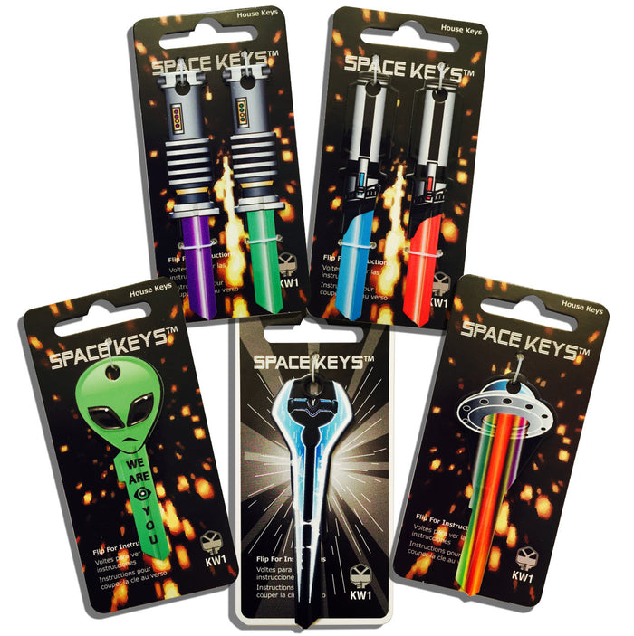 Space & Lightsaber House Keys | Rockin’ Keys