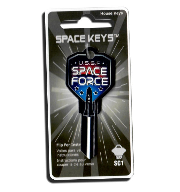 Space Force Shield Shaped Space Keys