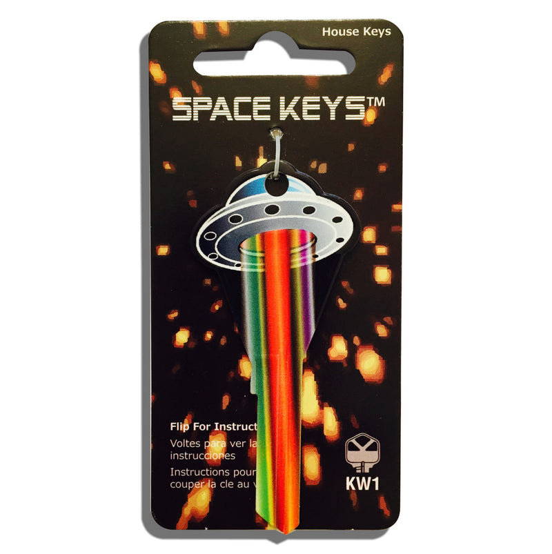 UFO Flying Saucer Shaped Keys Space Keys, Light space keys.